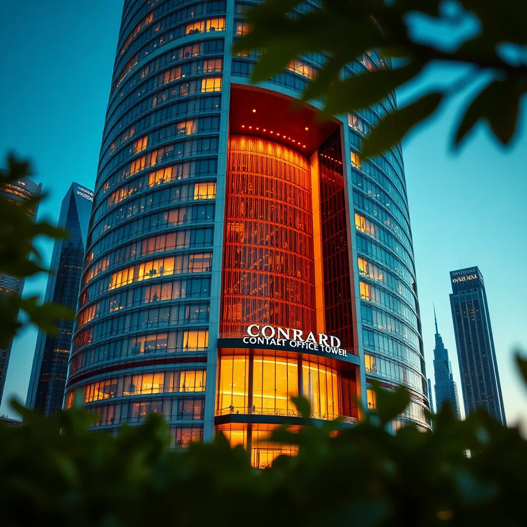 Exploring the Conrad Office Tower in Dubai's Skyline